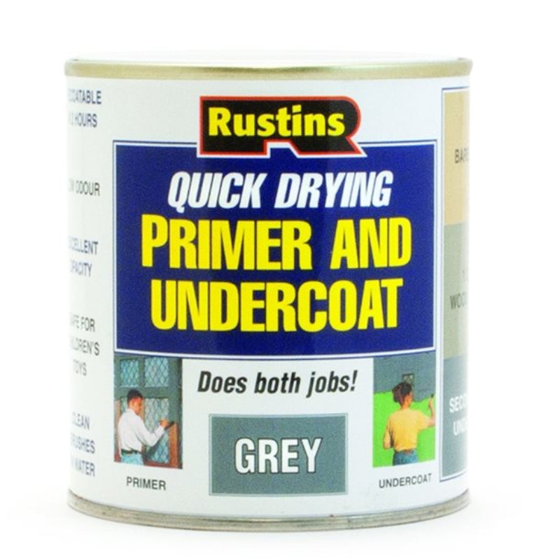 Rustins Primer and Undercoat Grey 1L – Decor Express Ltd